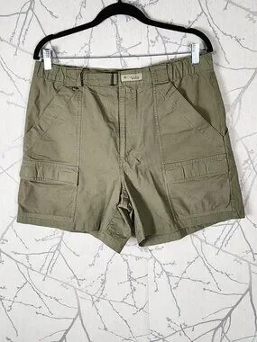 Columbia | Shorts | Columbia Pfg Green Cotton Retro Utility Cargo ...